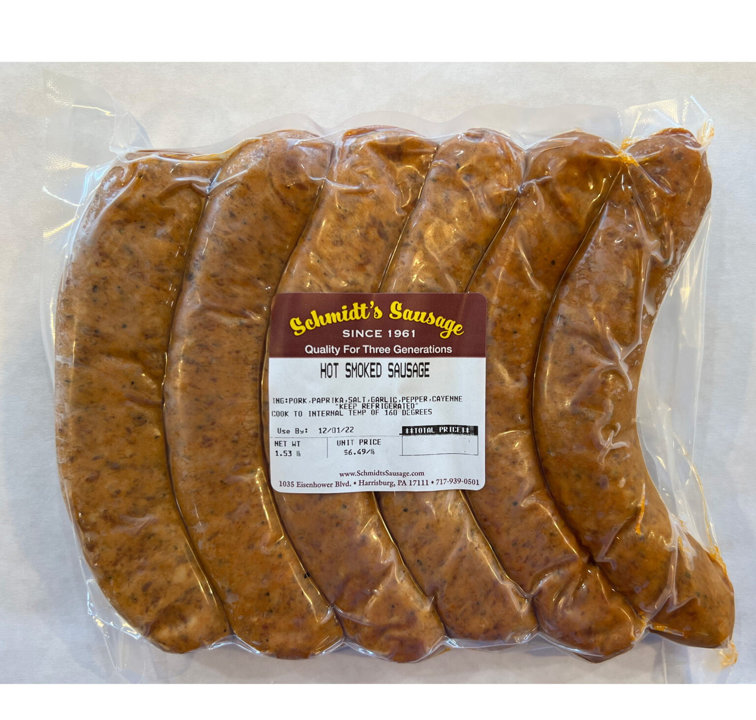 Smoked Holiday Blend Sausage – Schmidt's Sausage Shop